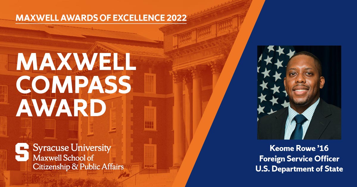 Compass Award Honoree ‘Embodies the Maxwell Spirit’