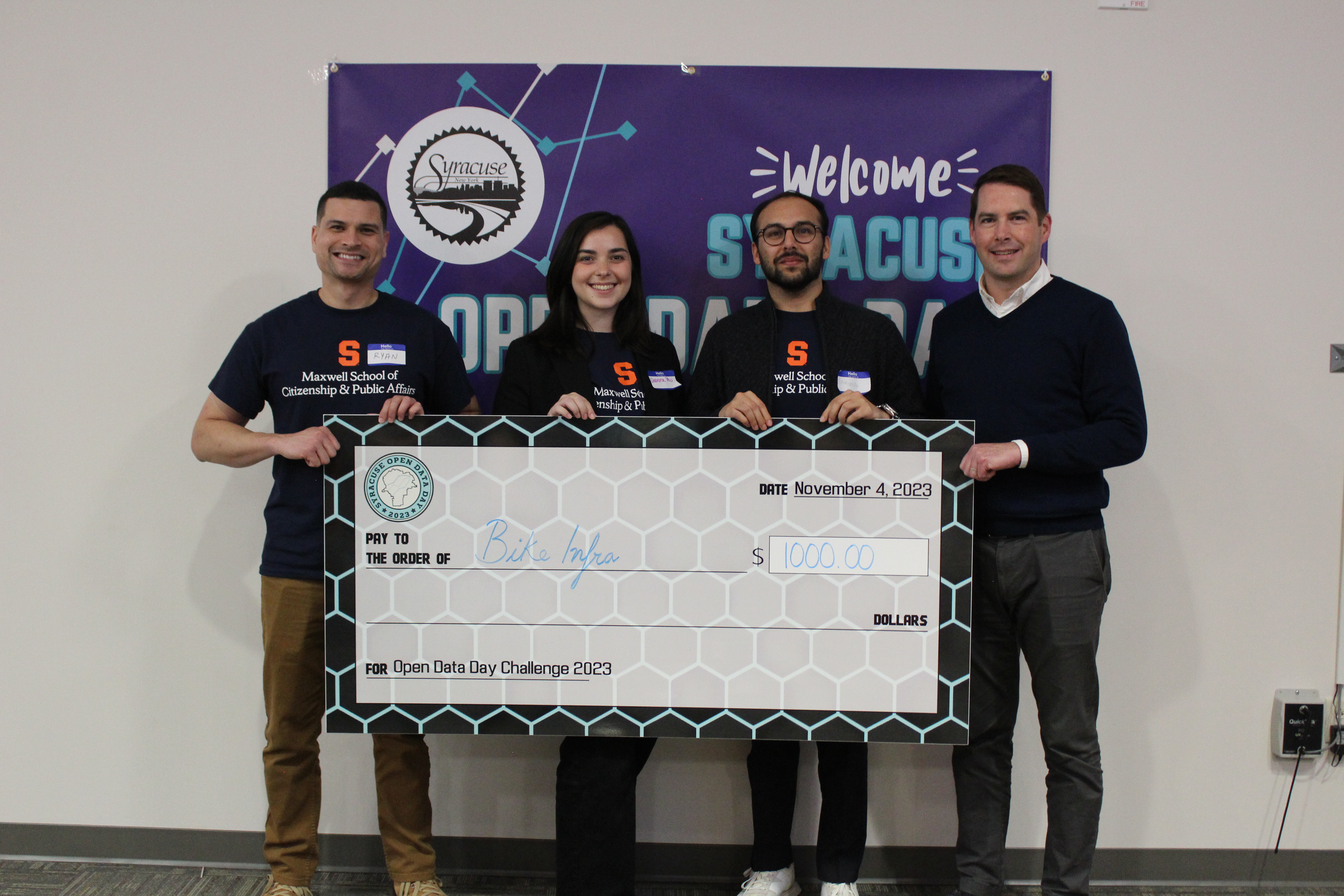 Maxwell Students Take Honors in City of Syracuse’s Inaugural Open Data Day